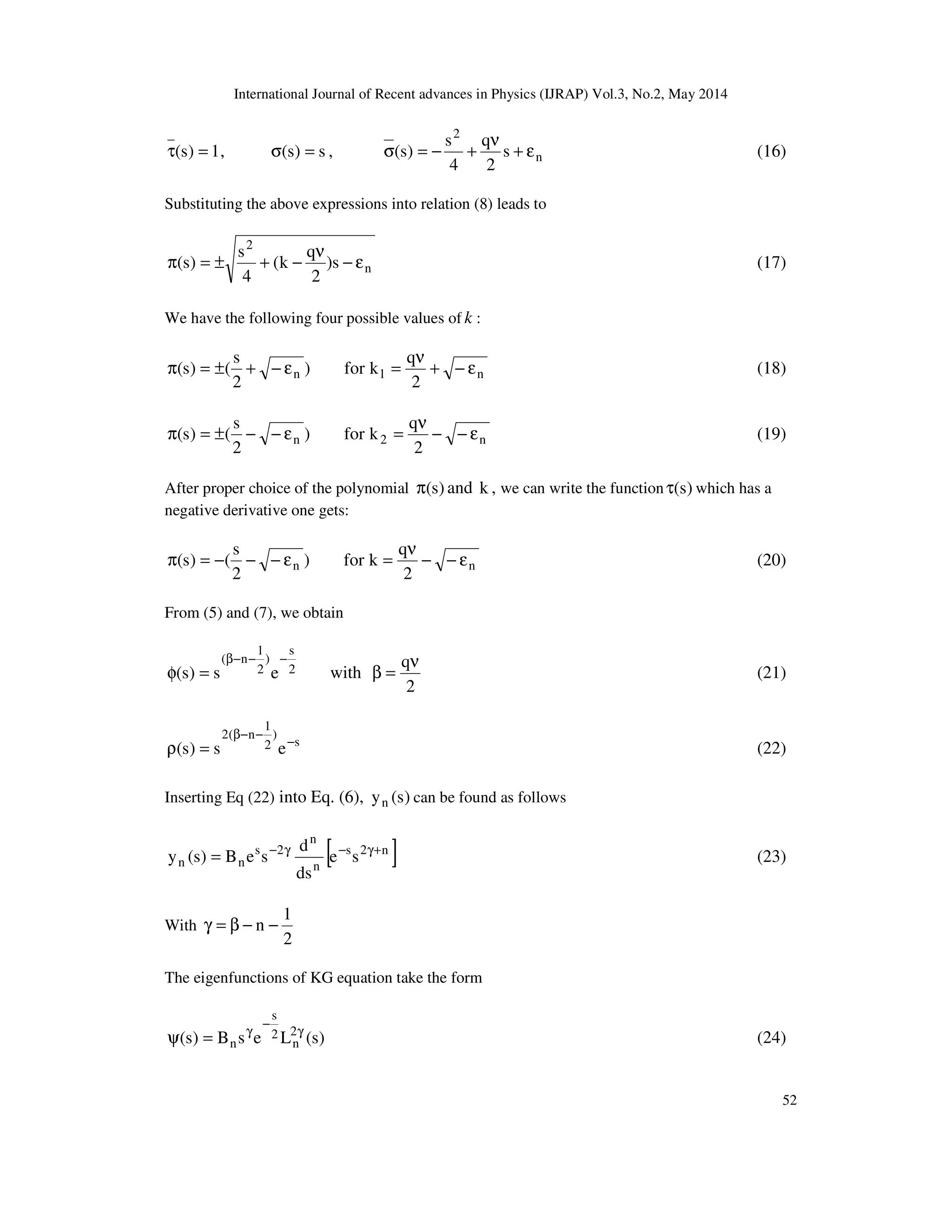 Exact Solutions of the Klein-Gordon Equation for the Q-Deformed Morse Potential using Nikiforov ...