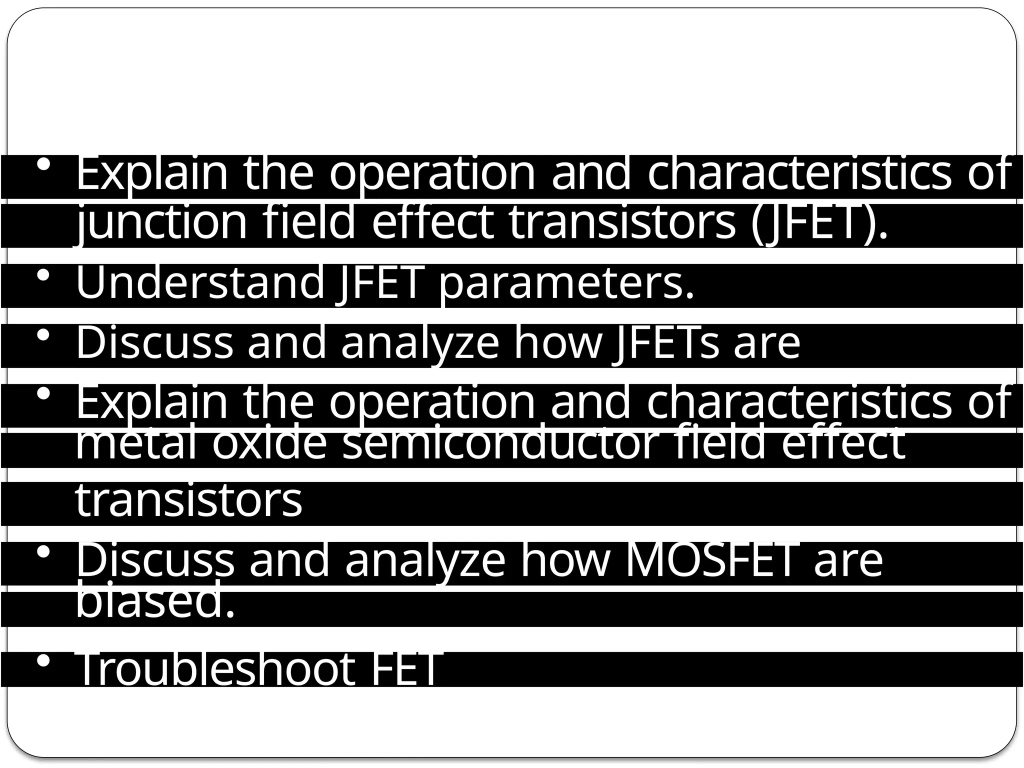 Field Effect Transistors Classification And Types Pptx