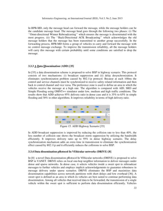 ISSUES AND CHALLENGES IN BROADCAST STORM SUPPRESSION ALGORITHMS OF VEHICULAR AD HOC NETWORKS ...