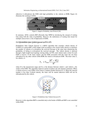 ISSUES AND CHALLENGES IN BROADCAST STORM SUPPRESSION ALGORITHMS OF ...