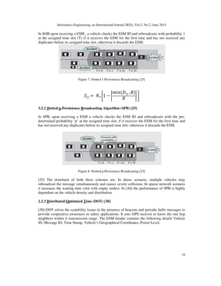 ISSUES AND CHALLENGES IN BROADCAST STORM SUPPRESSION ALGORITHMS OF VEHICULAR AD HOC NETWORKS ...