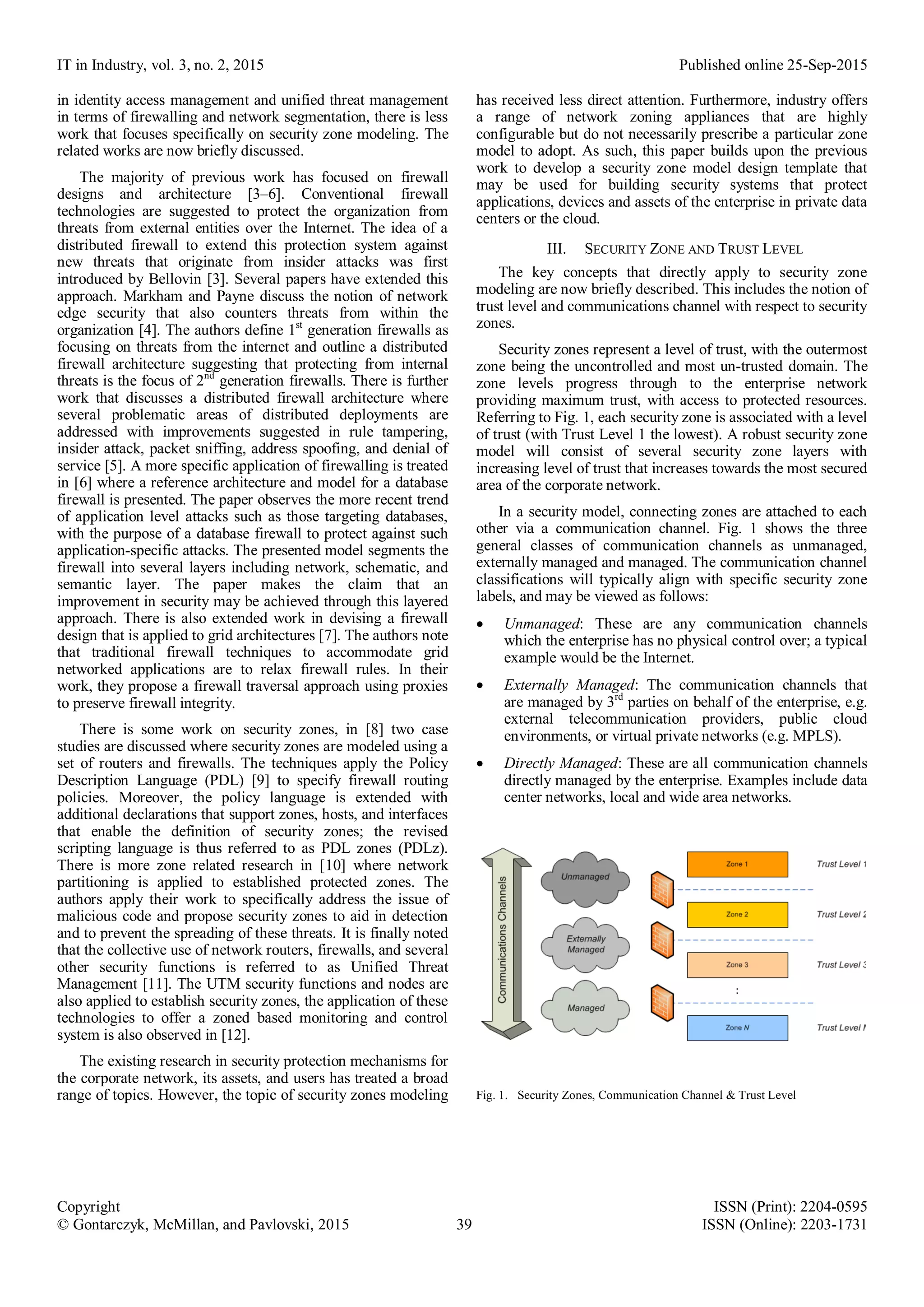 Blueprint for Cyber Security Zone Modeling | PDF