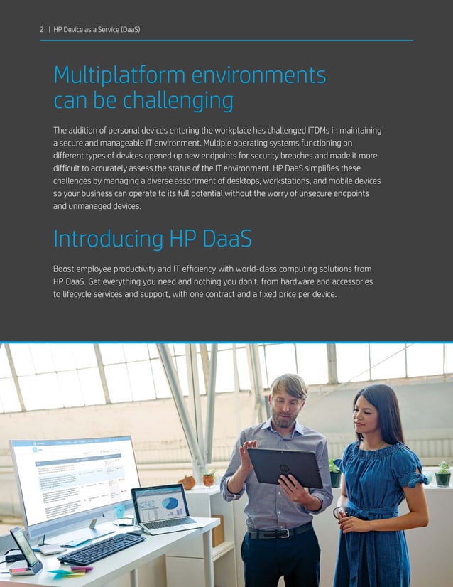 HP - DaaS Service Plans | PDF