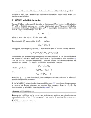 An Intelligent Method for Accelerating the Convergence of Different Versions of SGMRES Algorithm ...