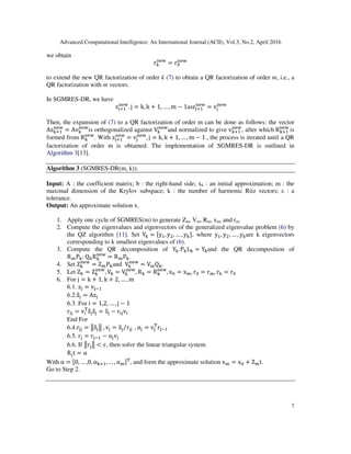 An Intelligent Method for Accelerating the Convergence of Different Versions of SGMRES Algorithm ...