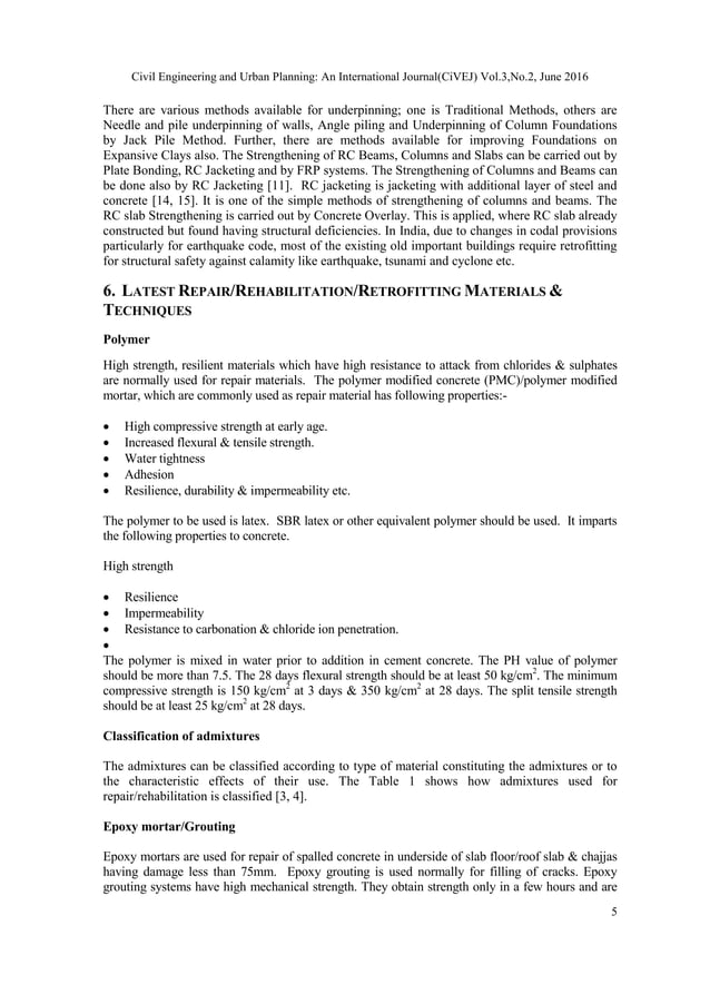REHABILITATION/RETROFITING OF CONCRETE STRUCTURES ALONG WITH CASE STUDY ...