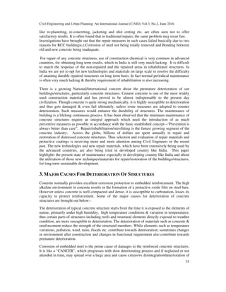 REPAIR, REHABILITATION &RETROFITTING OF RCC FOR SUSTAINABLE DEVELOPMENT ...