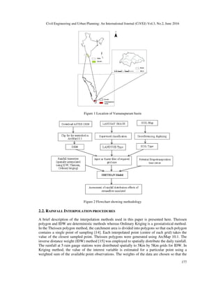ASSESSING THE EFFECTS OF SPATIAL INTERPOLATION OF RAINFALL ON THE STREAMFLOW RESPONSE | PDF | 3 ...