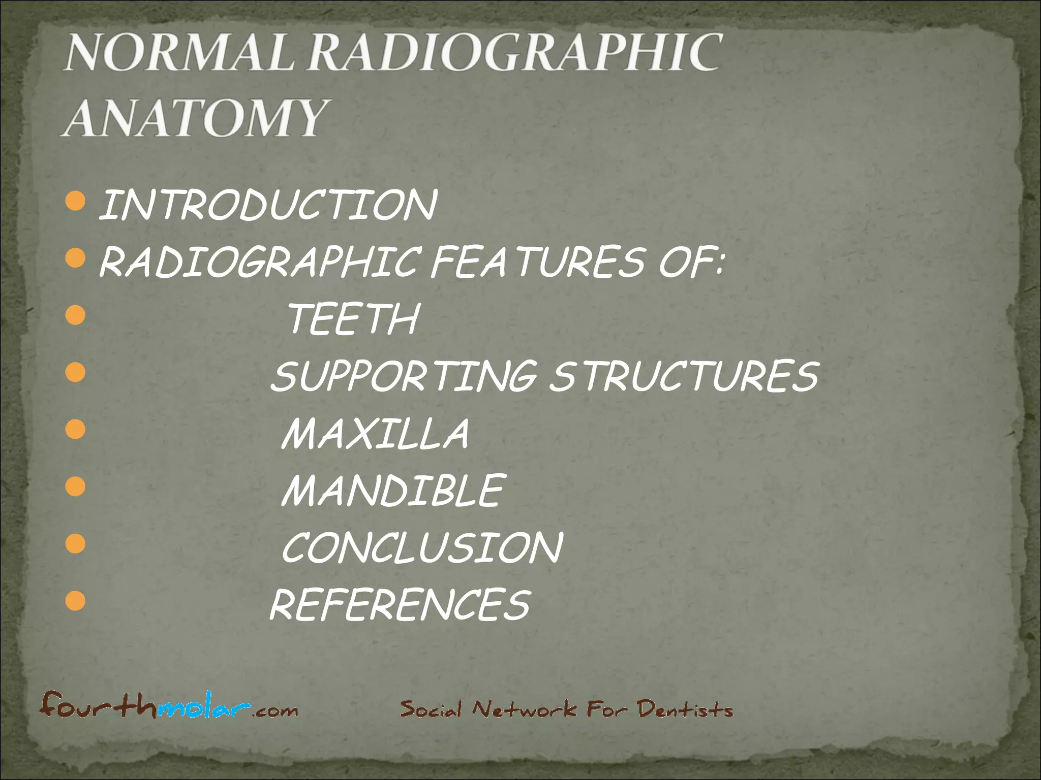 normal radiographic anatomy of oral cavity | PDF
