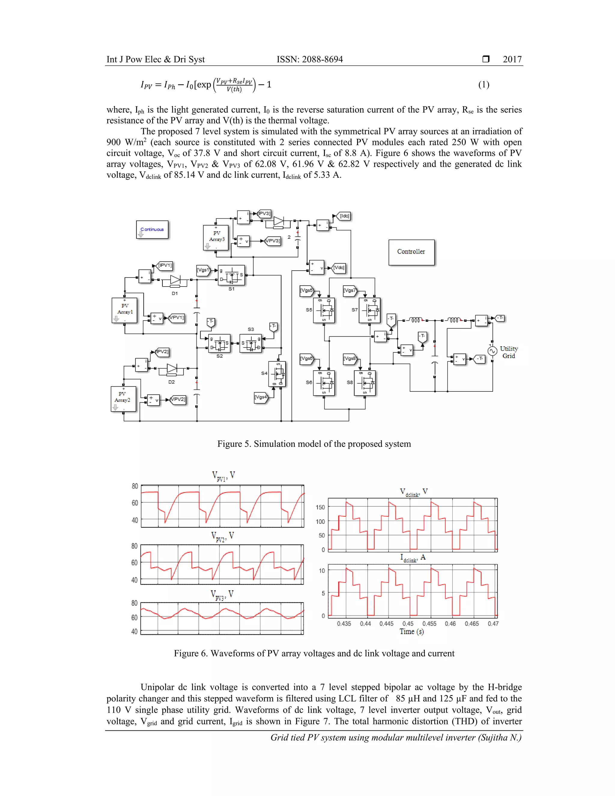Grid tied PV System using modular multilevel inverter | PDF