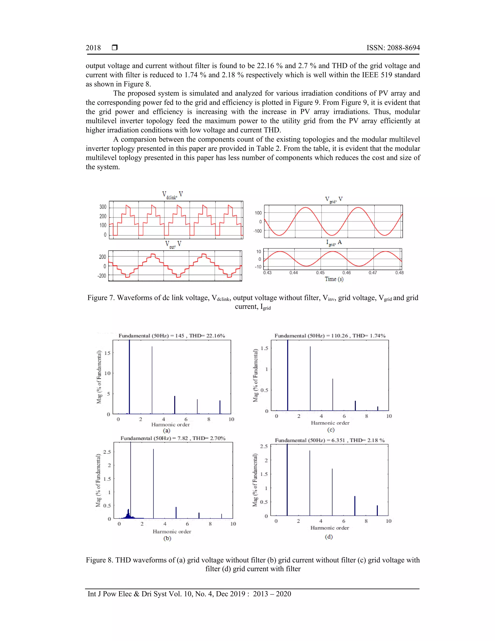 Grid tied PV System using modular multilevel inverter | PDF