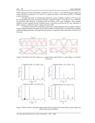 Grid tied PV System using modular multilevel inverter | PDF