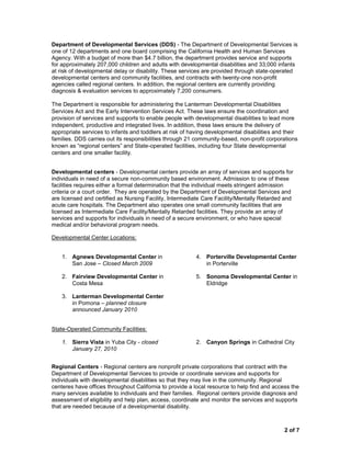 California State Assembly - Select Committee on Disabilities - White ...