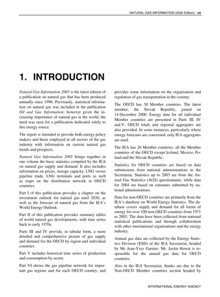 Natural Gas Information 2005 Edition Oecd | PDF