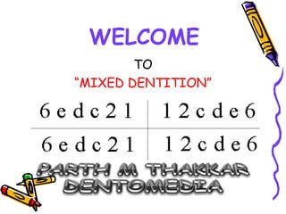 the-mixed-dentition-pedodontics | PPT