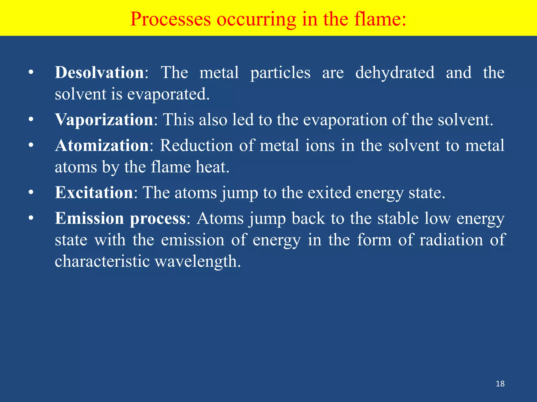 Atomic emission spectroscopy PPT | PPTX