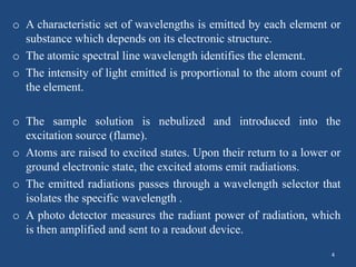 Atomic emission spectroscopy PPT | PPTX