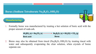 Group iiiA elements and compounds of boron - Fsc. 2ND YEAR CHEMISTRY | PPTX