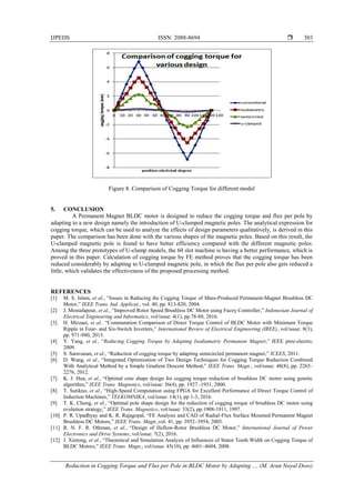 Reduction in Cogging Torque and Flux per Pole in BLDC Motor by Adapting ...
