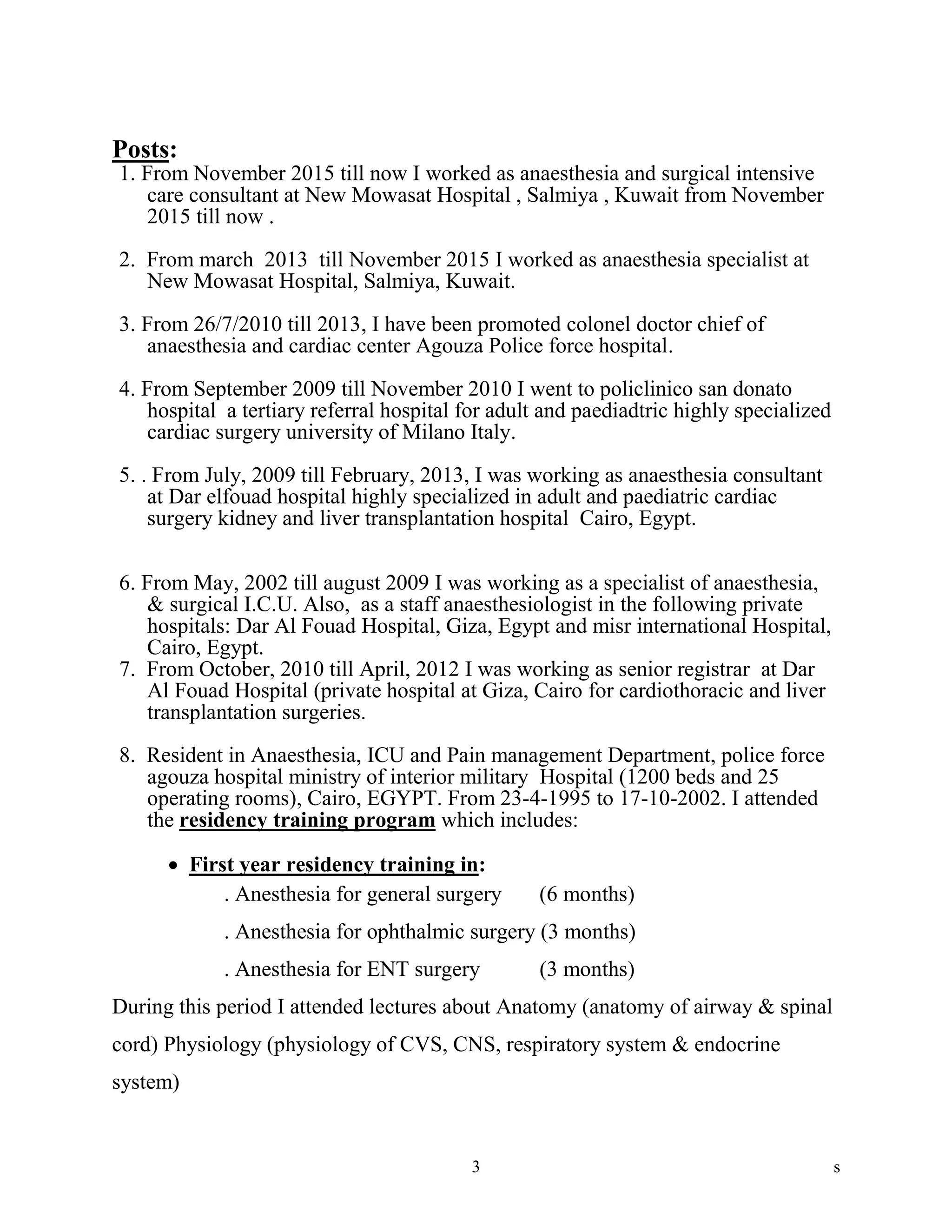 CV DR AHMED SHAFIK final 2015 pdf | PDF