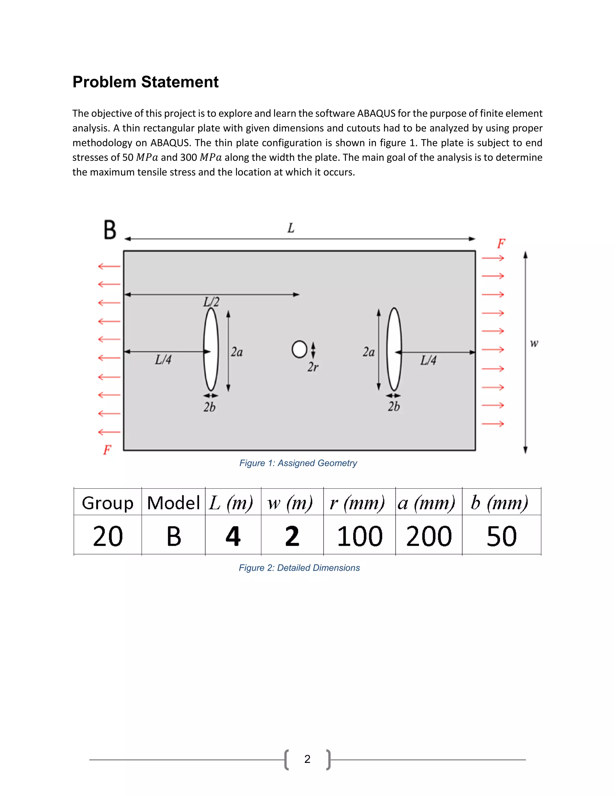 FEA Analysis - Thin Plate | PDF