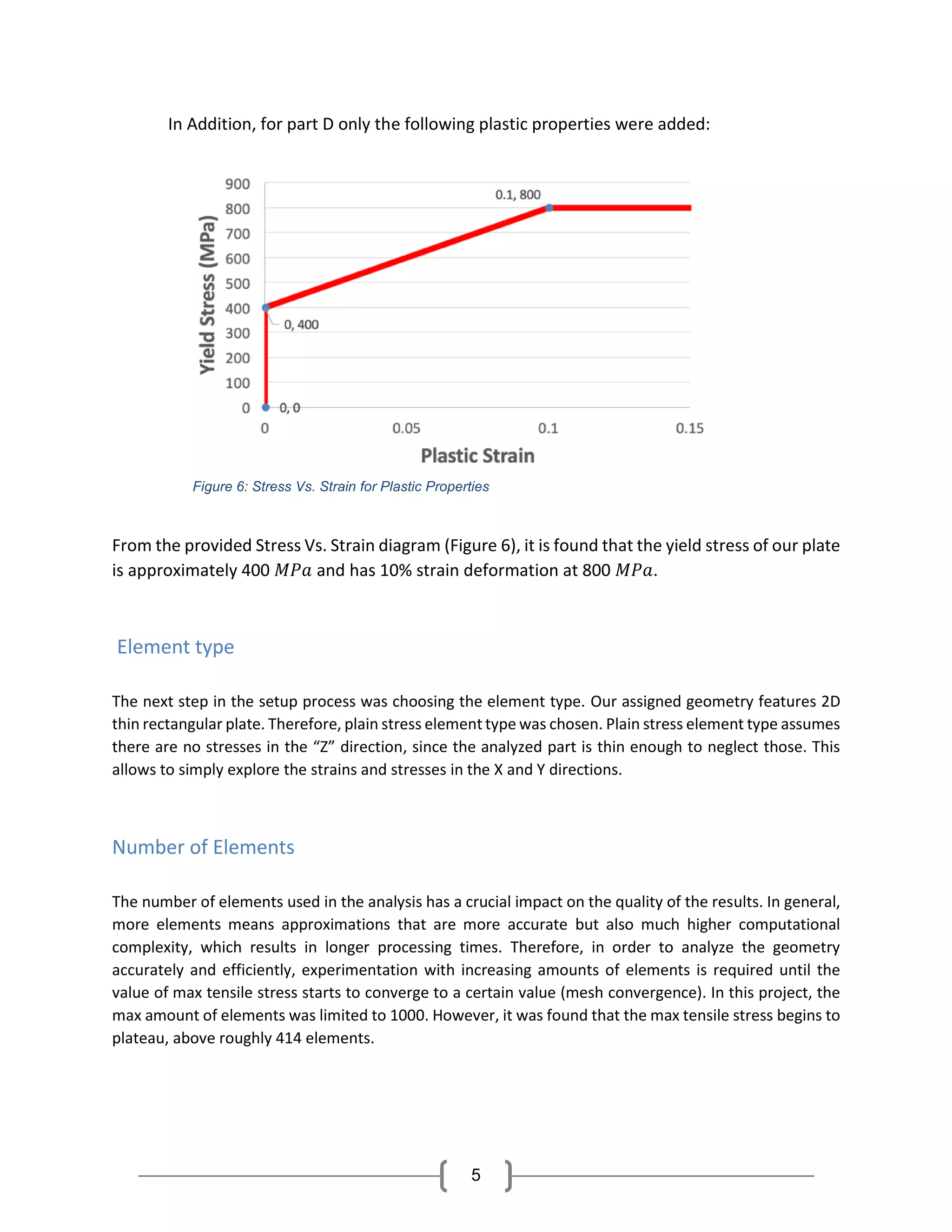 FEA Analysis - Thin Plate | PDF | Physics | Science
