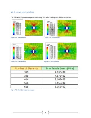 FEA Analysis - Thin Plate | PDF | Physics | Science