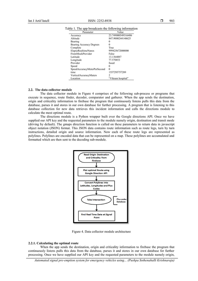 Automated signal pre-emption system for emergency vehicles using ...