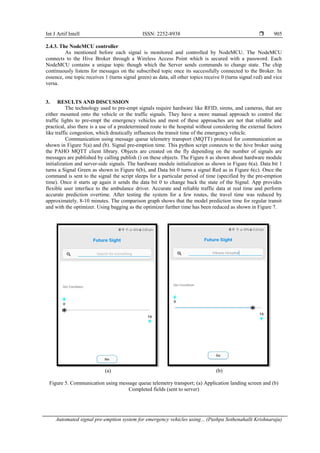 Automated signal pre-emption system for emergency vehicles using internet of things | PDF ...