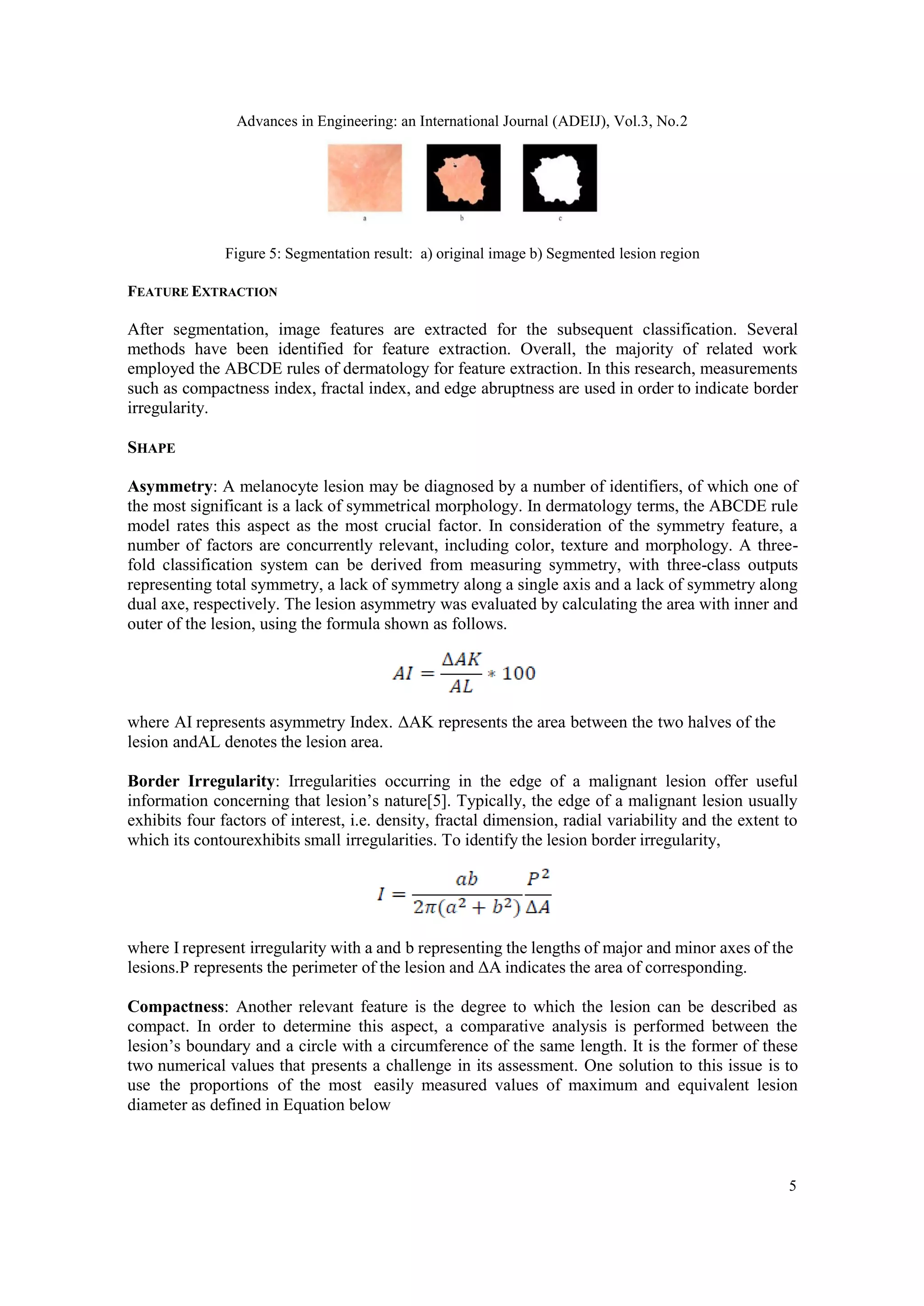 DETECTION OF LESION USING SVM | PDF