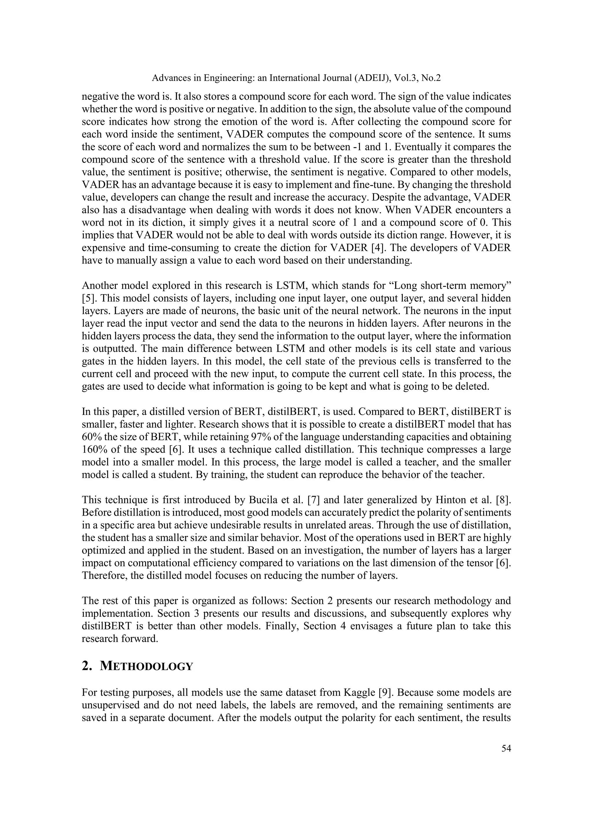 Improved Sentiment Analysis Using A Customized Distilbert Nlp Configuration Pdf Computing