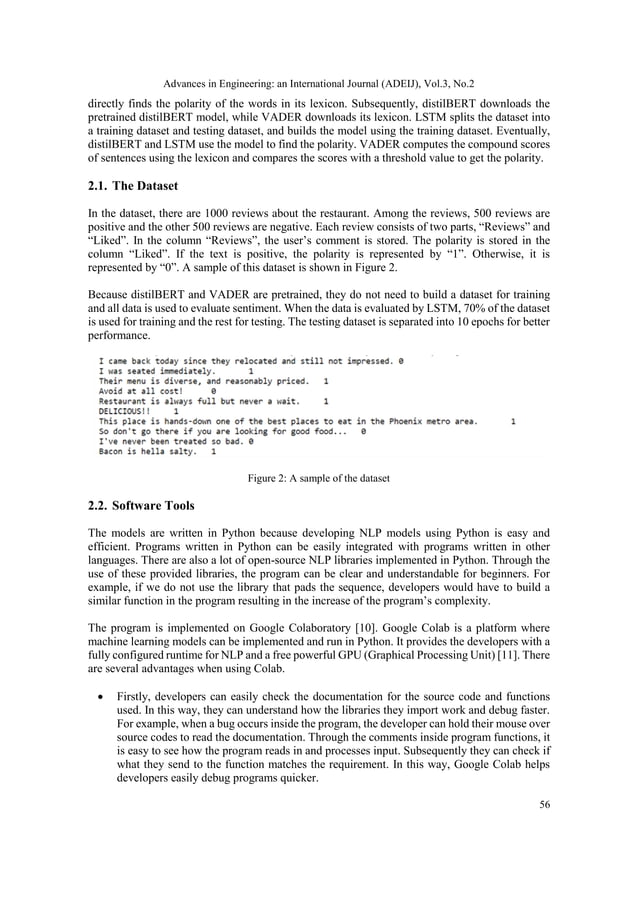 IMPROVED SENTIMENT ANALYSIS USING A CUSTOMIZED DISTILBERT NLP CONFIGURATION | PDF