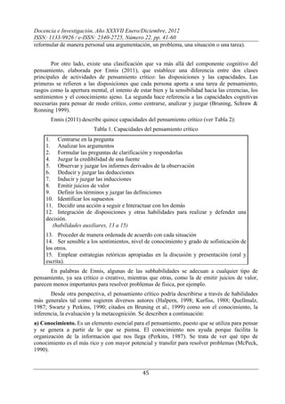 Pensamiento crítico en el aula | PDF