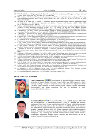 COVID-19 digital x-rays forgery classification model using deep learning | PDF