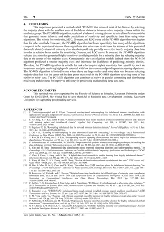 Under-sampling technique for imbalanced data using minimum sum of euclidean distance in ...