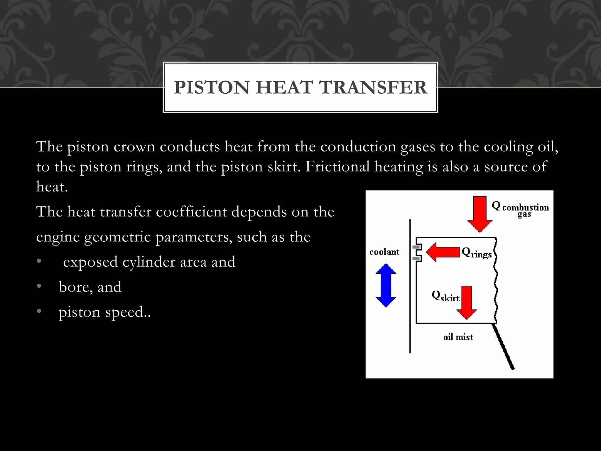 Internal Combustion Engine Heat Transfer Modes | PPT