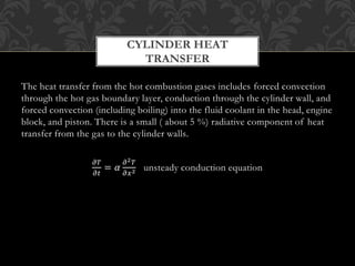 Internal Combustion Engine Heat Transfer Modes | PPT