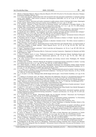 Understanding new approaches to professional learning community ...