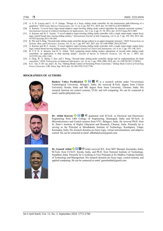 Fuzzy logic based sliding surface adjustment of second-order sliding ...