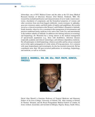 Venomous Bites from "Non-Venomous" Snakes Scott A Weinstein | PDF
