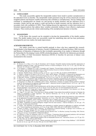 Enhancing interpretability in random forest: Leveraging inTrees for association rule extraction ...