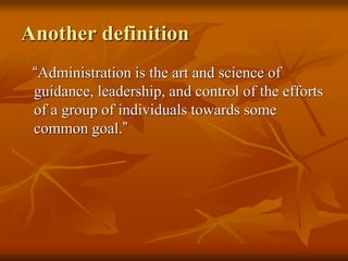 Health Administration | PPT