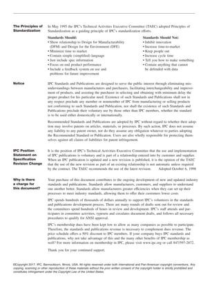 IPC A 610 Acceptability of Electronic Assemblies IPC A 610G Ipc | PDF