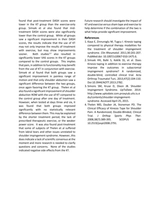 Critically Appraised Topic | PDF | Injuries | Diseases and Conditions