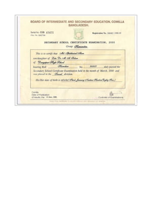 ssc certificate | DOC