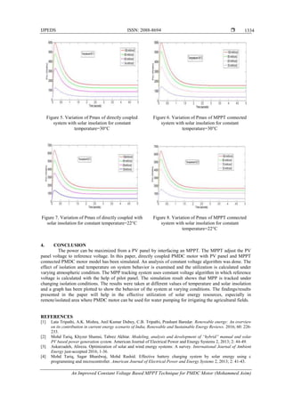 An Improved Constant Voltage Based MPPT Technique for PMDC Motor | PDF | Power and Energy ...
