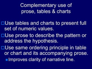 Organizing data in tables and charts: Criteria | PPT | Reproductive ...