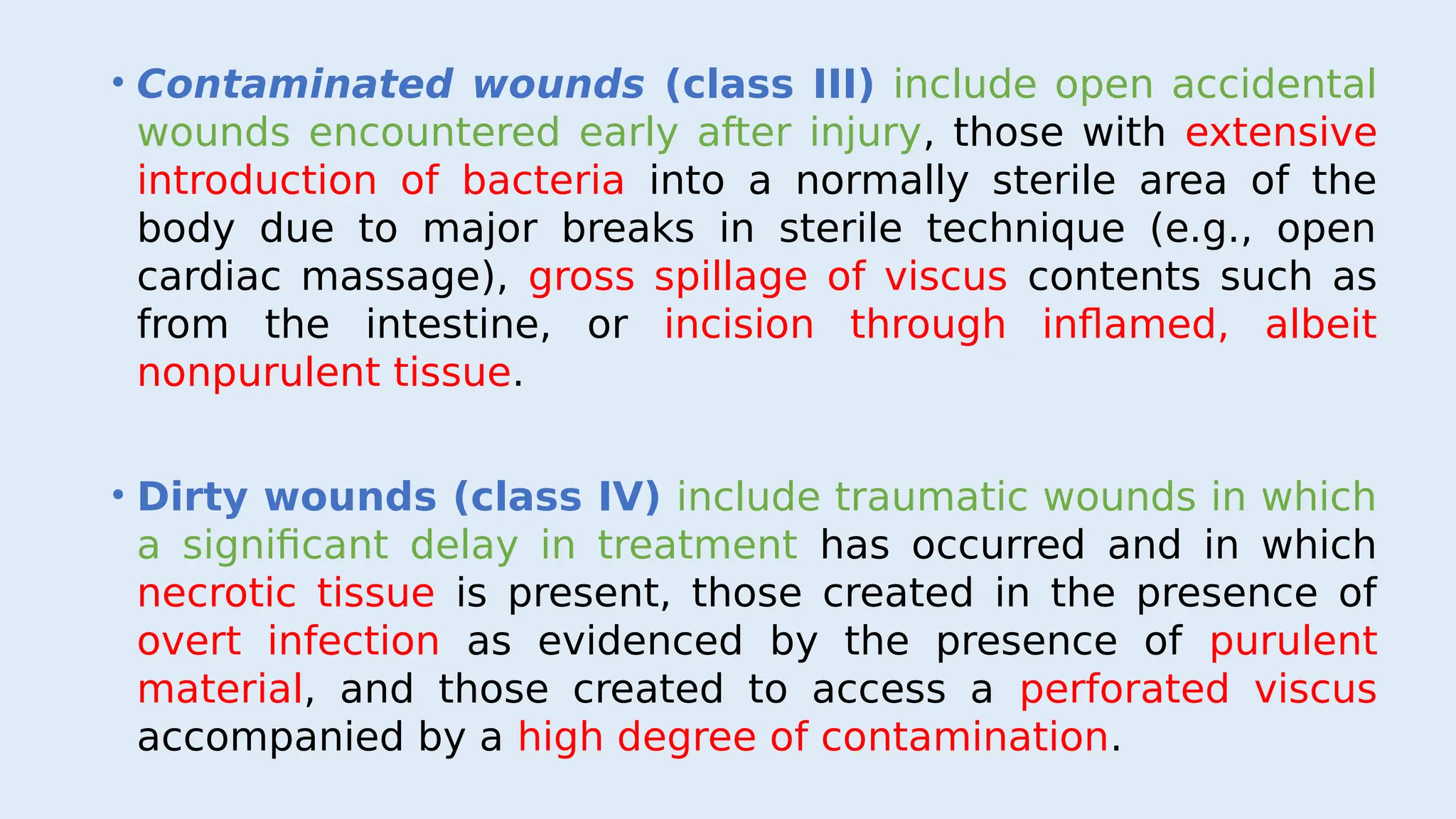 Surgical Infection Powerpoint based on Scwartz Principlse of Surgery | PDF