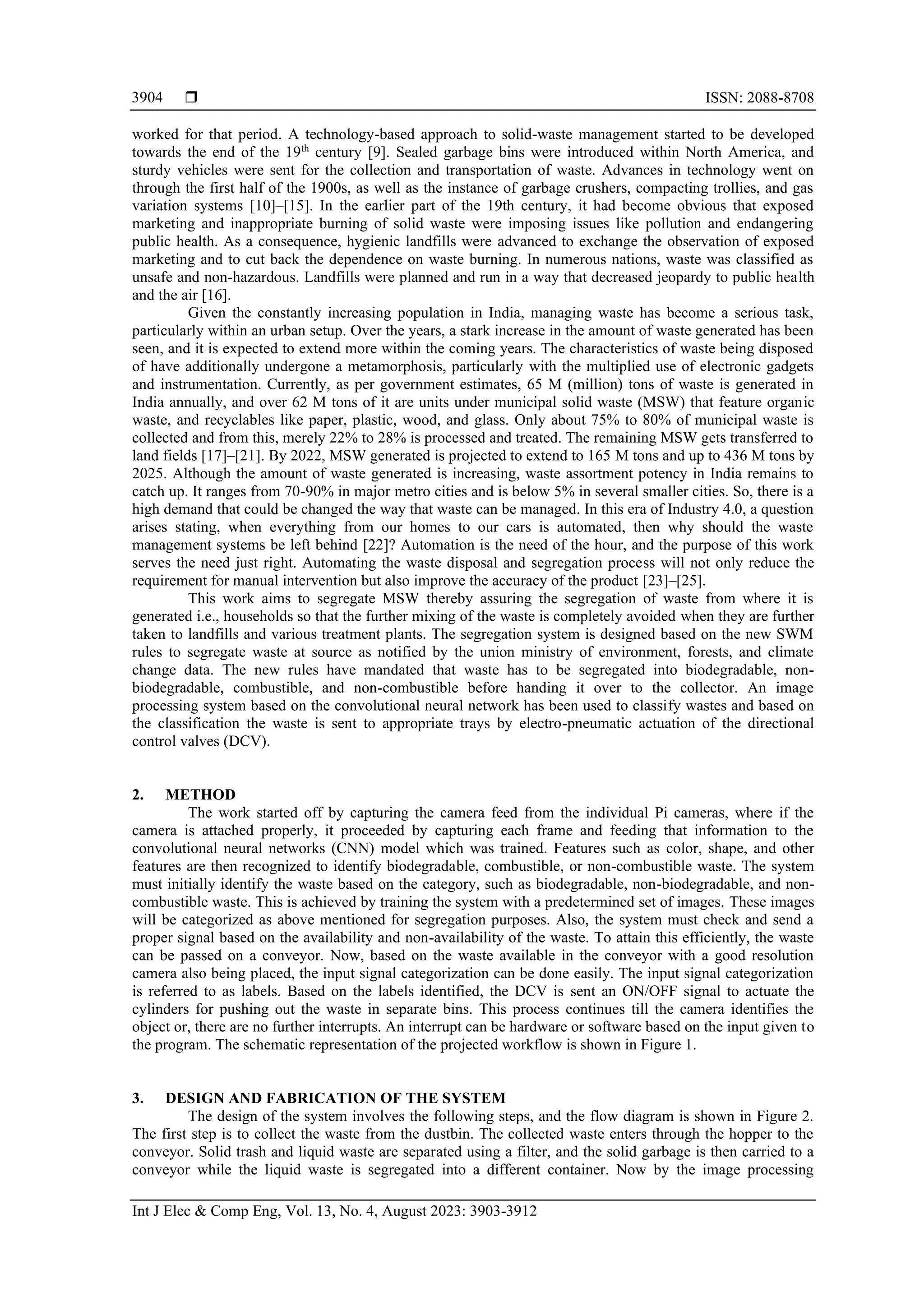 Automated home waste segregation and management system | PDF