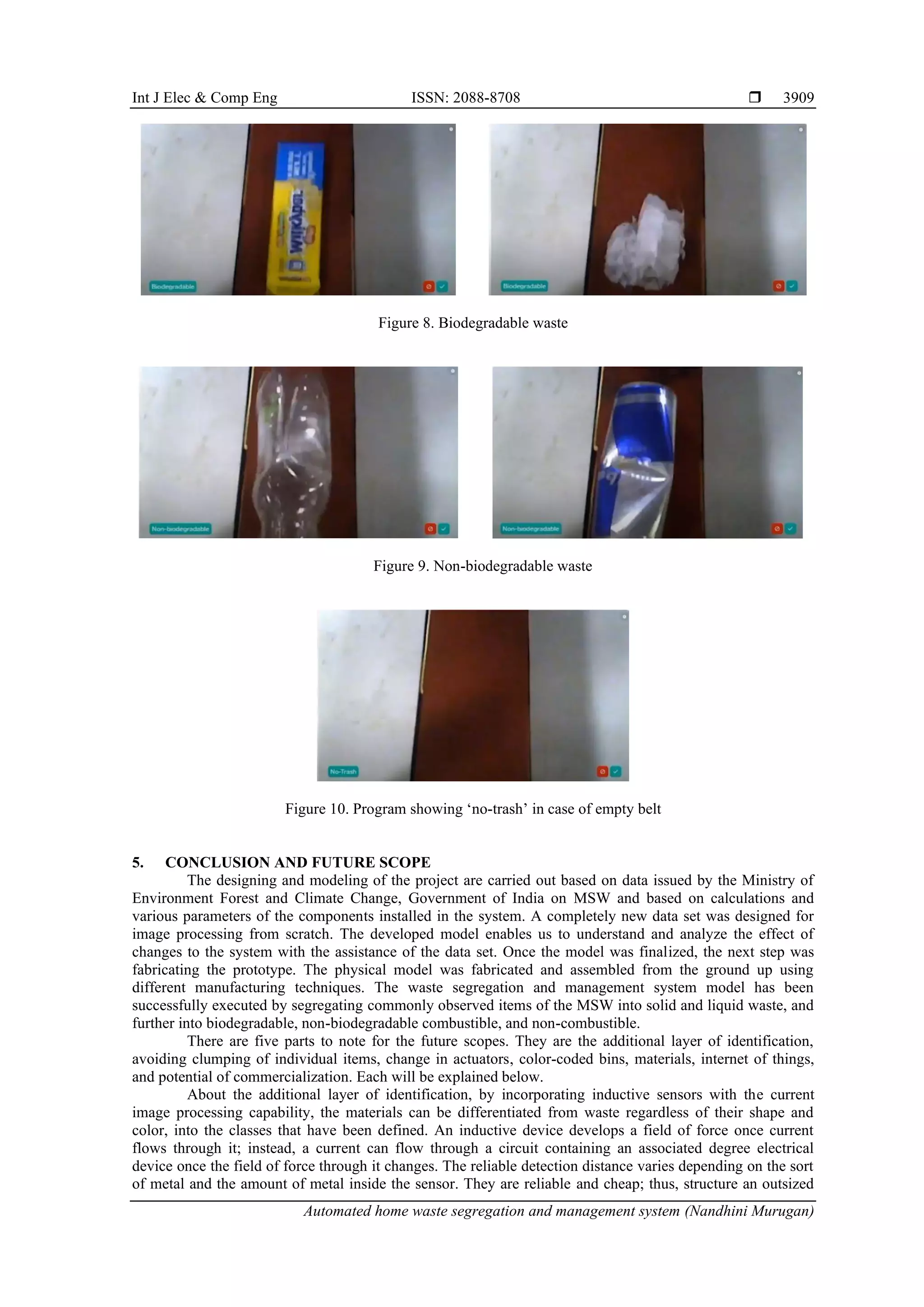 Automated home waste segregation and management system | PDF